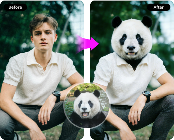 Animal Face Swap Online Free - DeepSwapFace